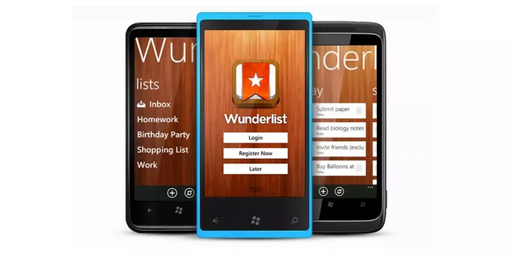 Wunderlist。