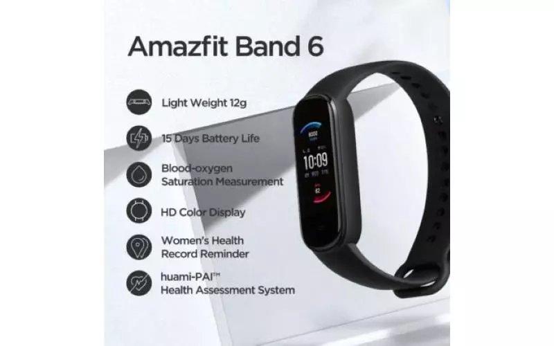 Amazfit بینڈ 6 - SPO2 سینسر کے ساتھ بہتر Xiaomi ایم ​​بینڈ 5 12103_6