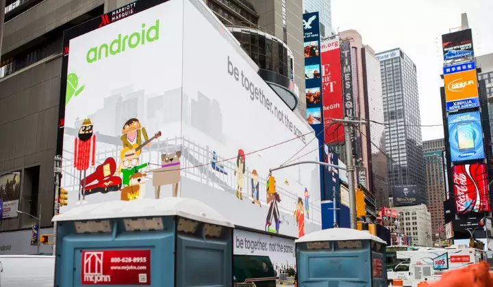 Google ar Times Square