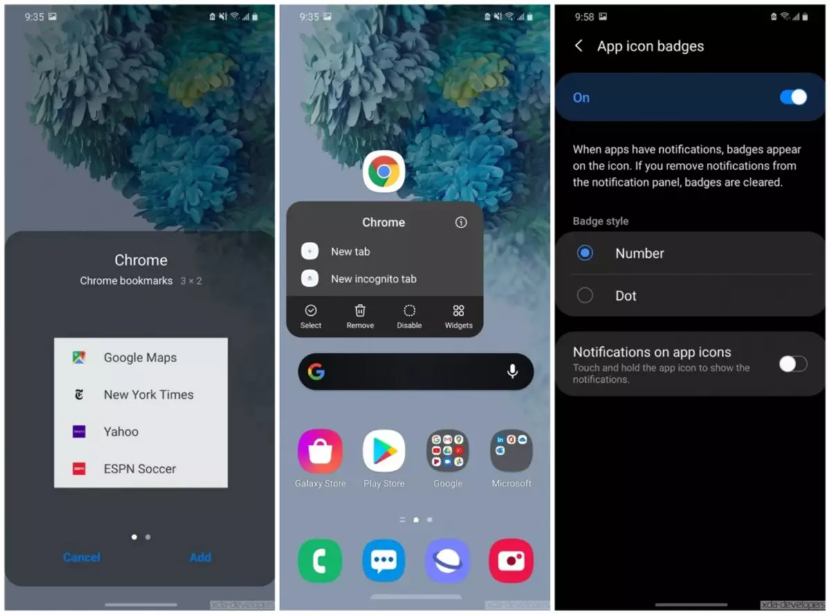 Samsung'den One UI 3.0'ın yeniliklerinin ve ekran görüntüsünün listesi 13883_5