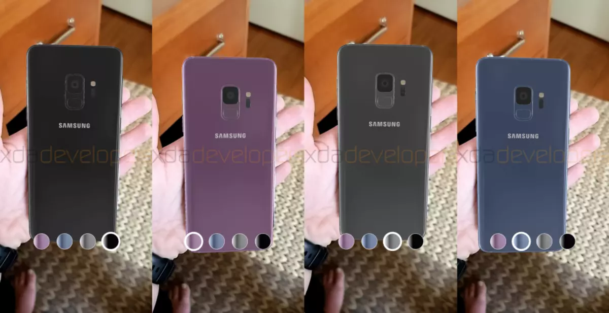 Galaxy S9 peut être maintenu en main avec une réalité augmentée. 14019_2