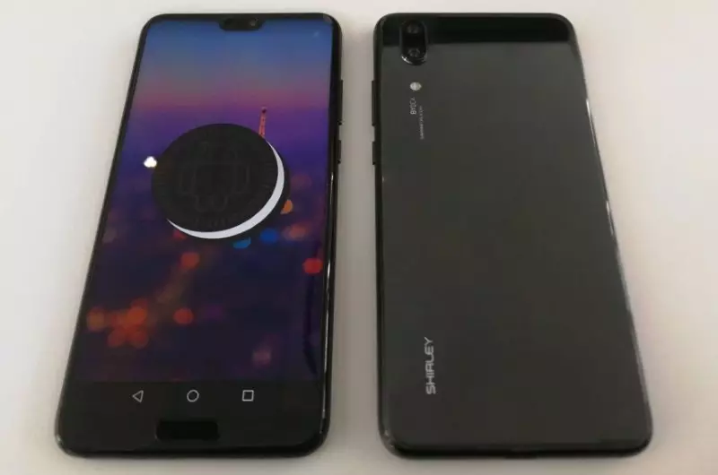 ក្រុមហ៊ុន Huawei P20 រូបបែបសង្ខេប។