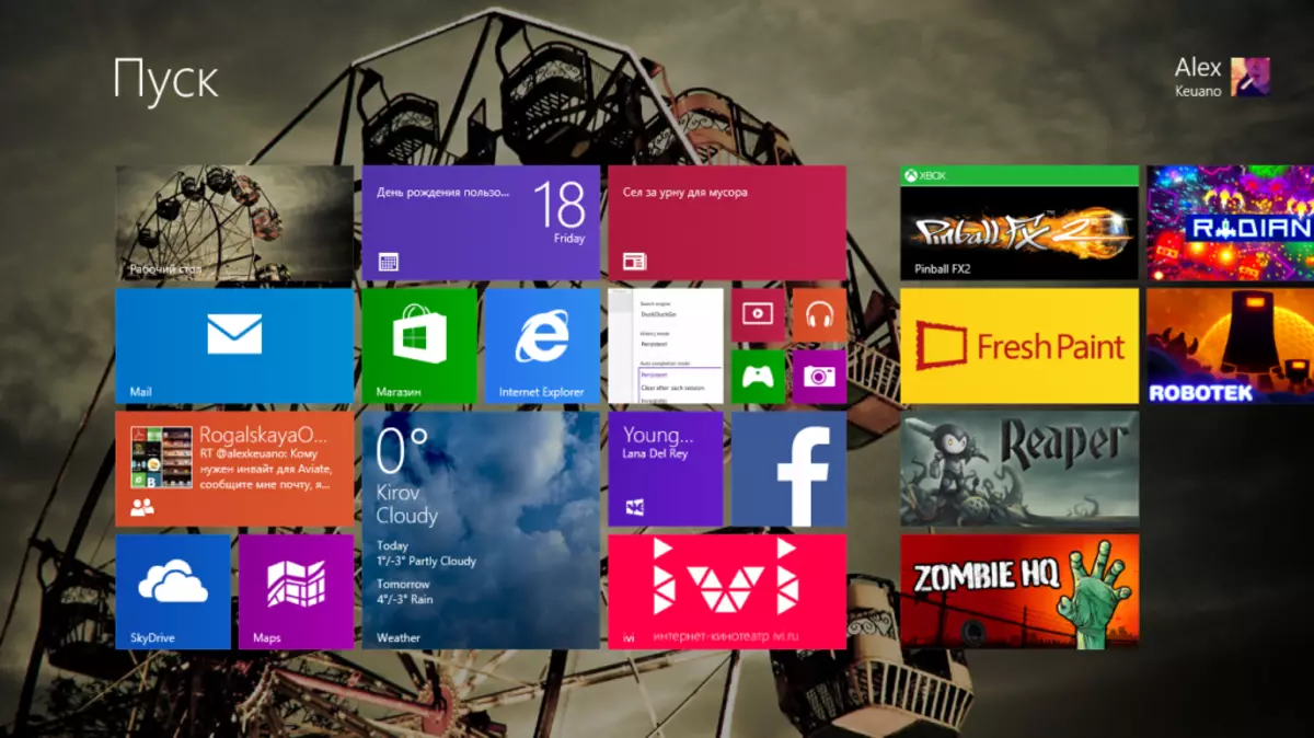 Wallpaper nan Windows 8.1