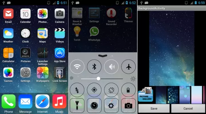 Ifone 5S Launcher-thema