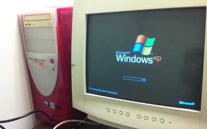 Computer met Windows XP