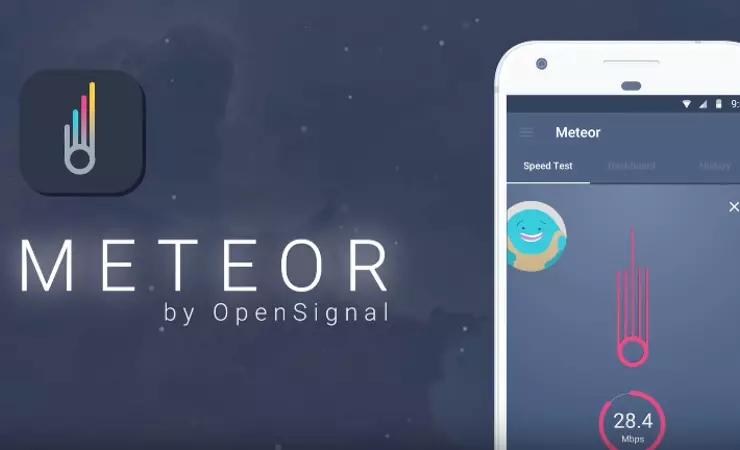 Internet Android tizligi we näme Meteor Speed ​​barlag has gowy ölçemek Nädip