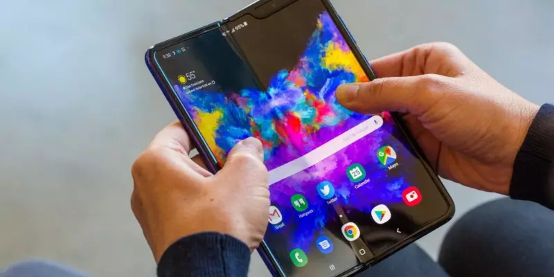 On the Galaxy Fold screen can not be pressed a nail. Repair will cost expensive