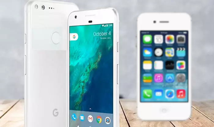 Google Pixel emprunté non seulement la conception de l'iPhone 6, mais aussi « fonctionnalité » iPhone 4