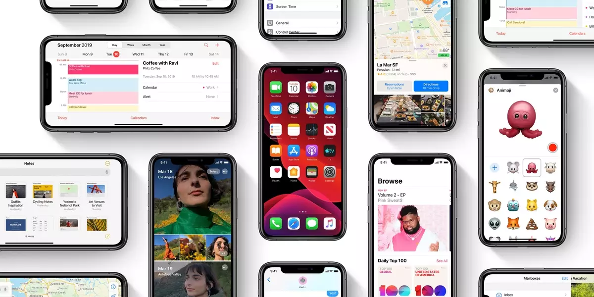 IOS 13-de näçe enjam täzelendi