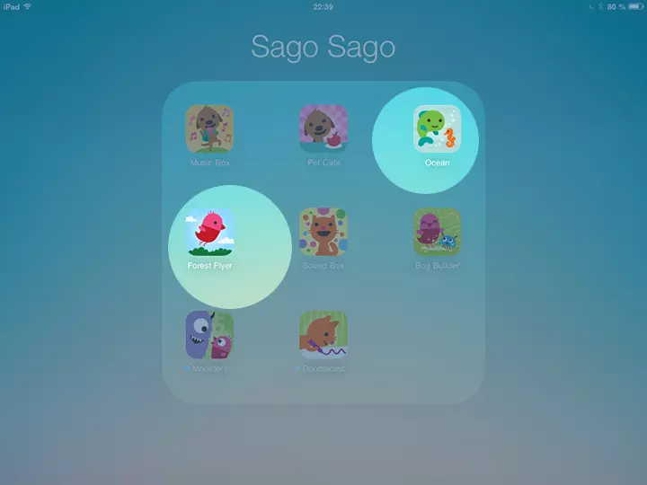 Lasten pelit (SAGO SAGO) iPhonelle ja iPadille