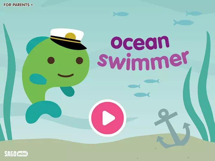 海洋游泳者 - 用於iPhone和iPad的兒童遊戲