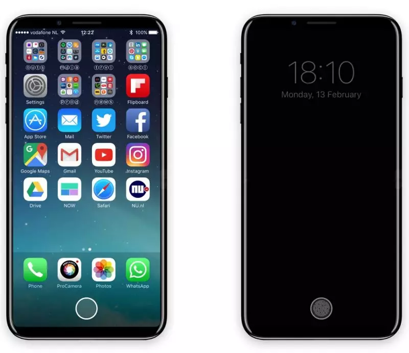 Button Cinikin allo a cikin iPhone 8