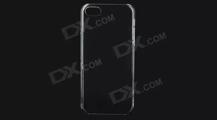 De nuevo caso brillante plástico protectora para el iPhone 5C (transparente)