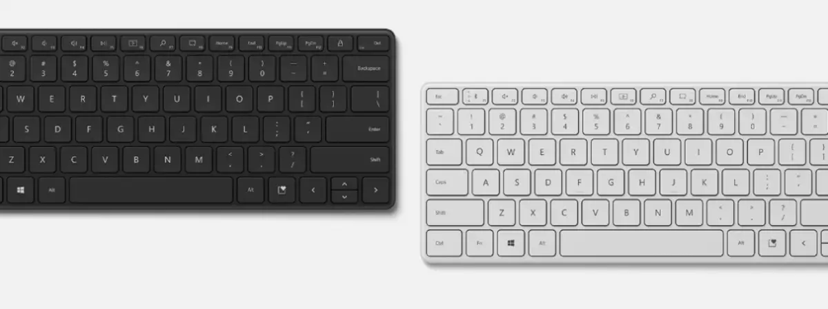 Microsoft Designer Compact Keyboard.