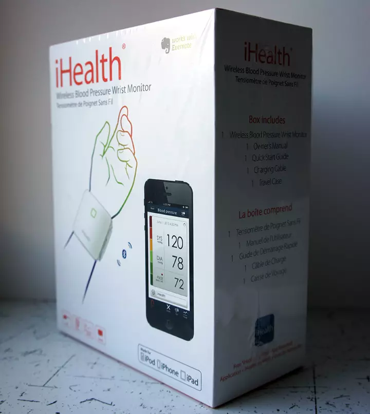 IHealth tonometer Prehľad pre iOS a Android na iguides.com