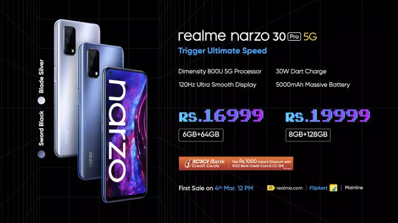 Realme Narzo 30 Pro - 저렴한 게임 스마트 폰 5g 19659_3