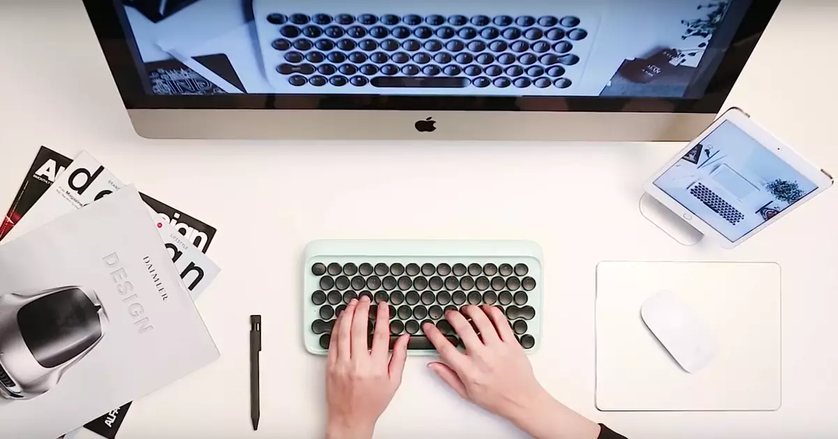 Teclado Bluetooth mecánico para Mac