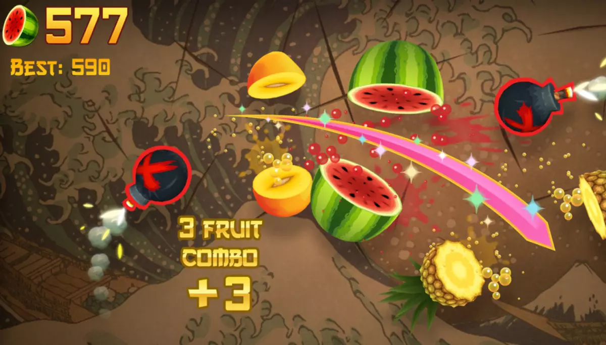 Fruit Ninja Classic.