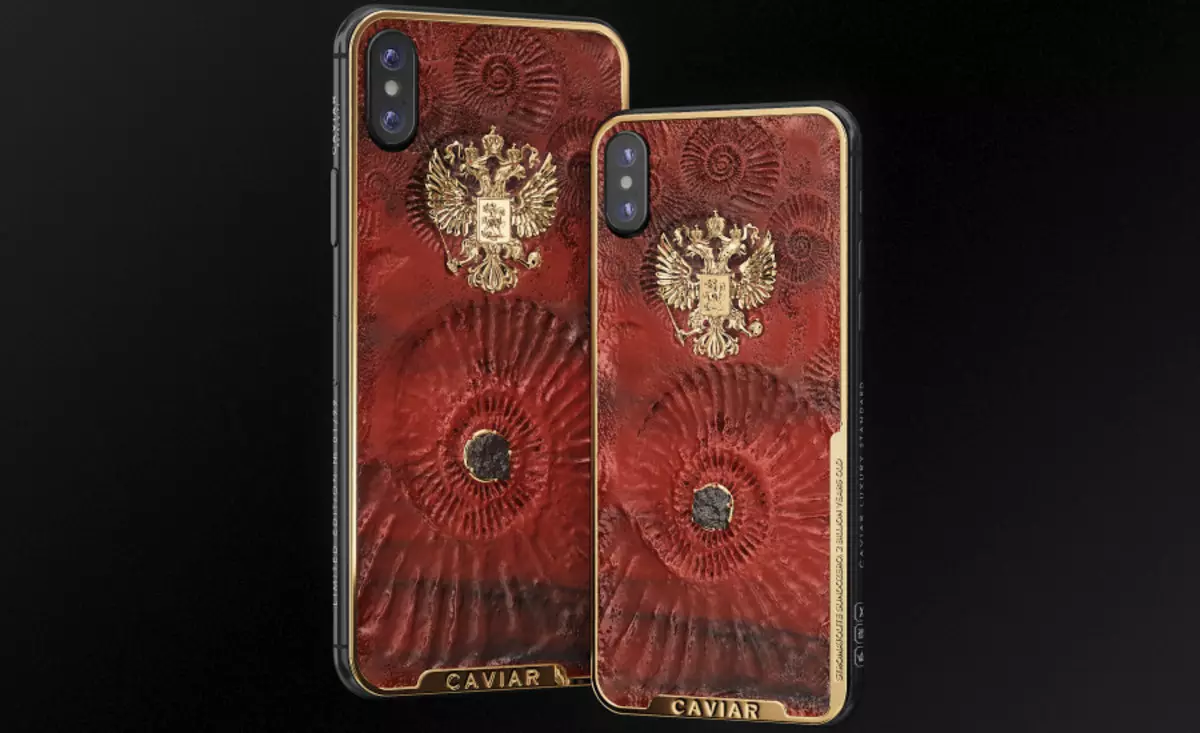 iPhone XS ကိုအဆောက်အအုံတွင် Mammmindes, alligator နှင့်စိန်များဖြင့်အဆောက်အအုံတွင်ဖြန့်ချိမည် 22277_3