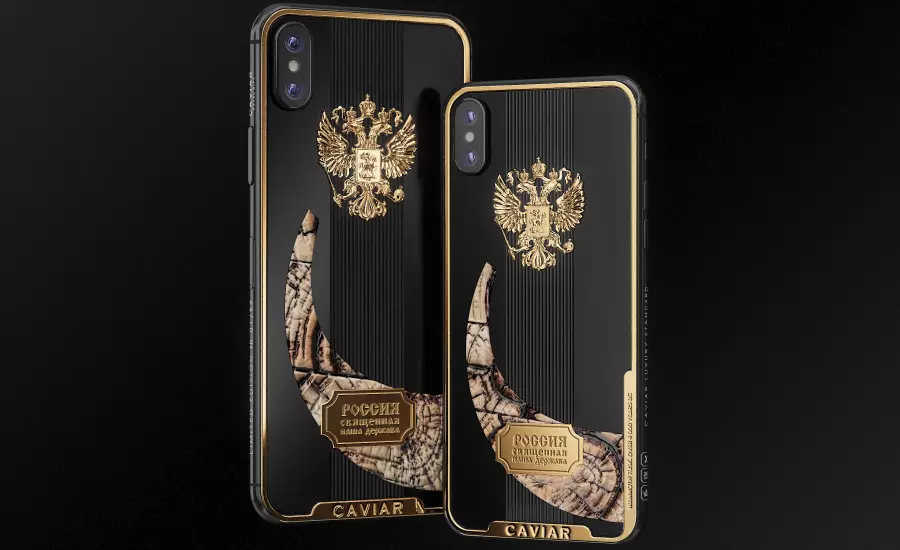 iPhone XS ကိုအဆောက်အအုံတွင် Mammmindes, alligator နှင့်စိန်များဖြင့်အဆောက်အအုံတွင်ဖြန့်ချိမည် 22277_4