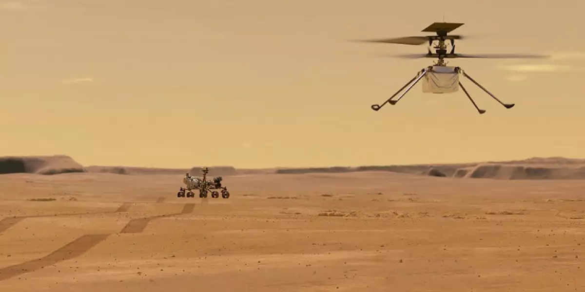 Cosmos News: آکسیجن مریخ پر پیدا کیا گیا تھا اور ہیلی کاپٹر کی طرف سے اڑا دیا گیا تھا 22299_1