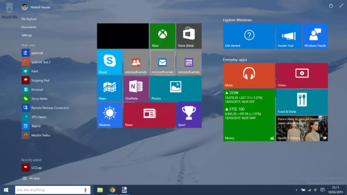 Windows 10。