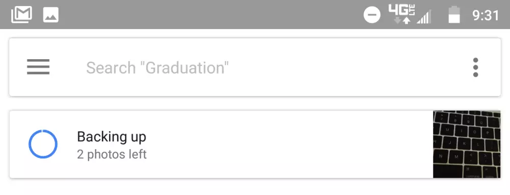 Google Photo اکنون پشتیبان گیری را با یک اتصال ضعیف پشتیبانی می کند. 2482_4