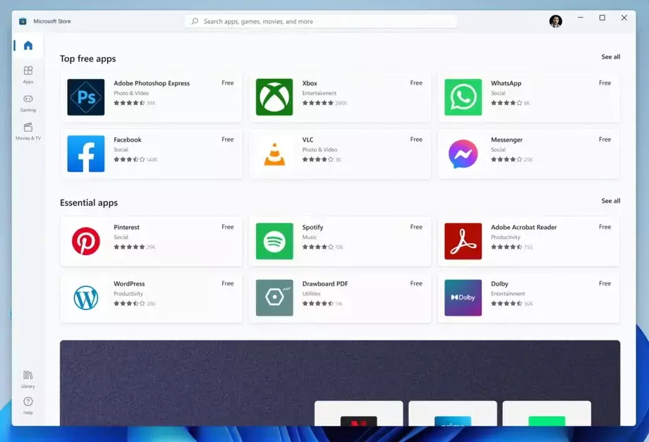 विंडोज 11 में नया एप्लीकेशन स्टोर - एंड्रॉइड एकीकरण के साथ 24847_4