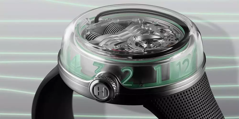 Der Hersteller von Swiss Hyt Watch-Hersteller stellte ein neues H5-Modell mit Hydromechanismus vor