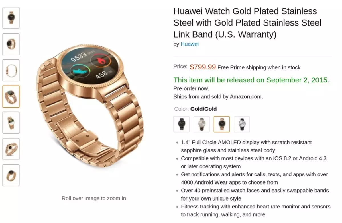 Huawei Watch - перші години на Android Wear з підтримкою iOS 27658_5