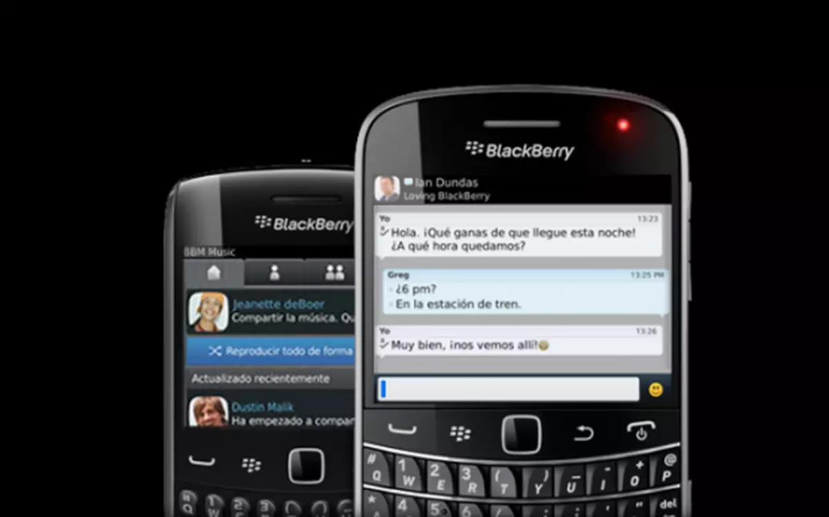 BlackBerry Messenger.