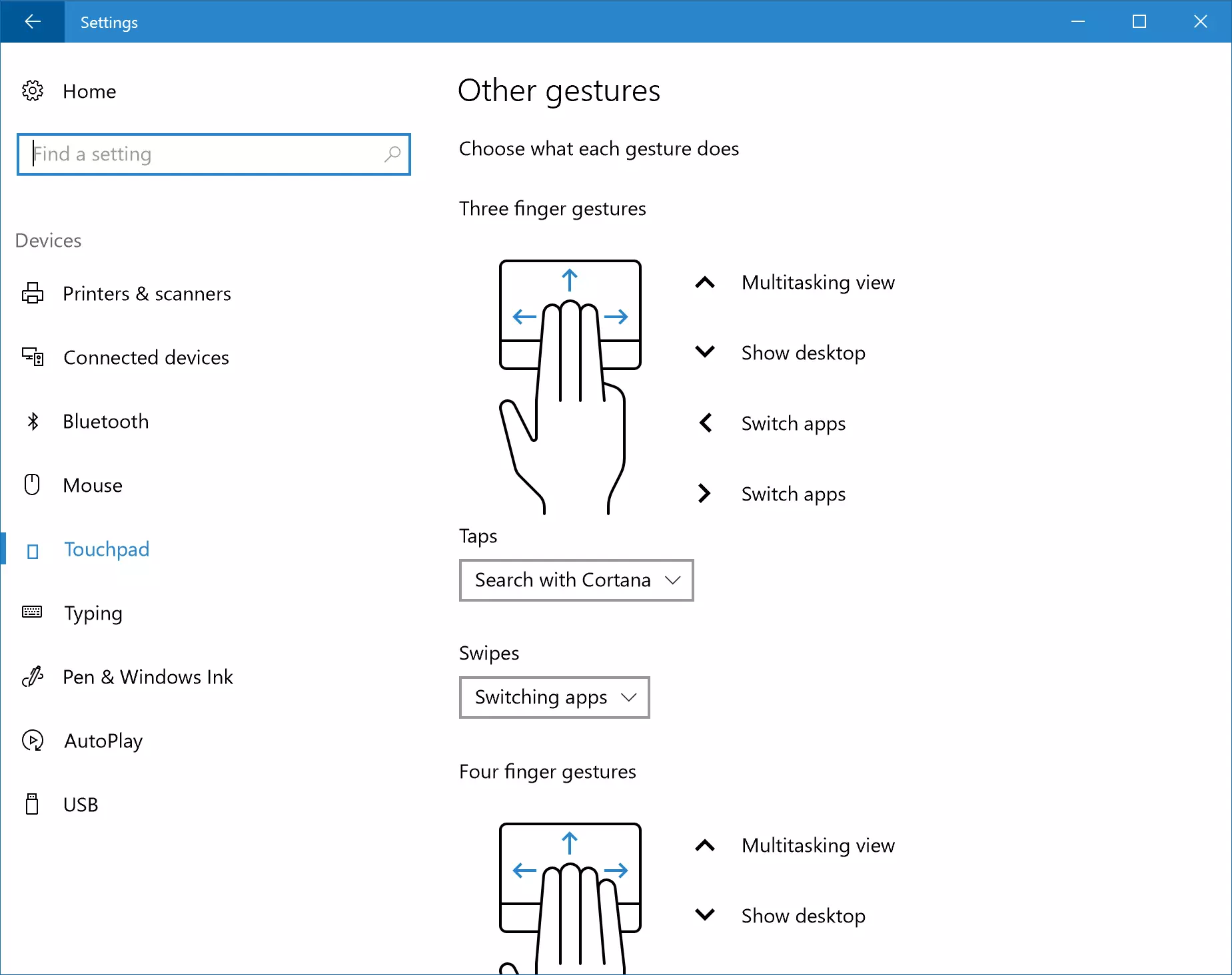 Windows 정밀 드라이버 요청시 사진