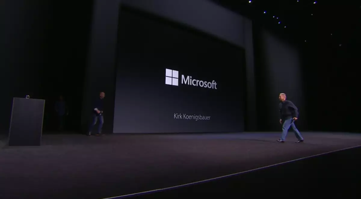 Microsoft á Apple kynningar