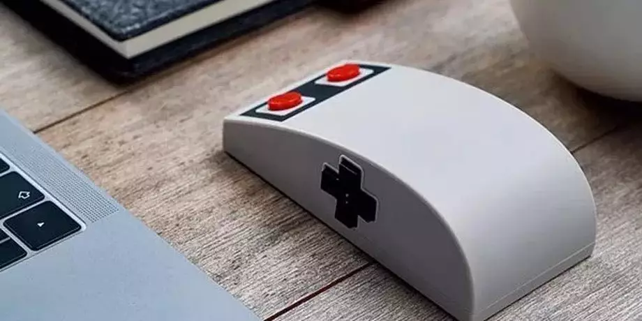 Die produk van die dag: die rekenaar muis vir die ondersteuners van die konsole Nintendo Entertainment System