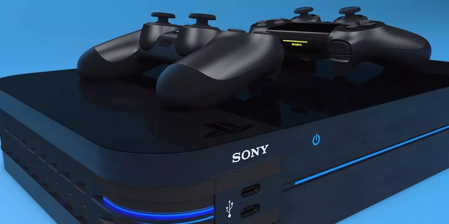 Léirigh coincheap na Playstation 5 agus DualShock 5 ar fhíseán