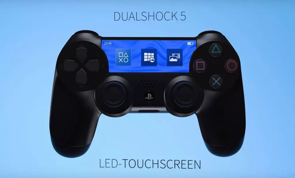 Koncept Dualshock 5.