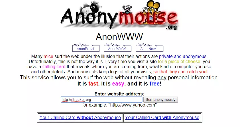 Anonymizer