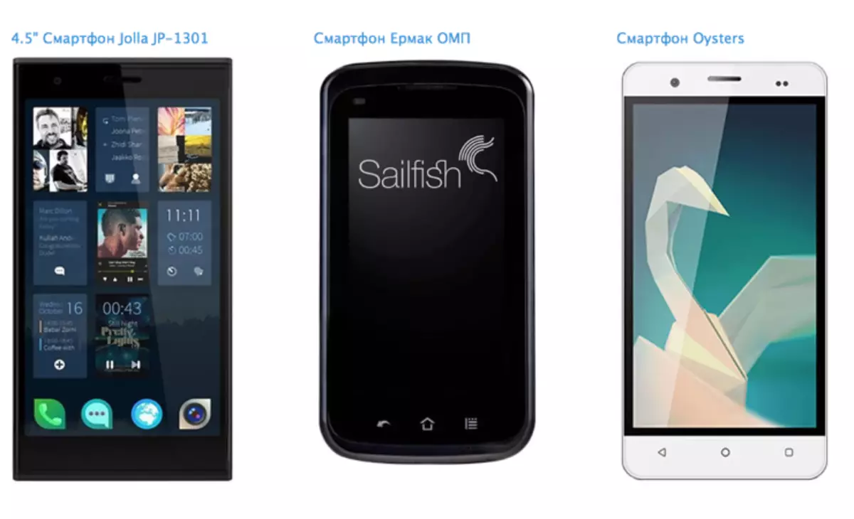 Smartphones ntawm Sailfish