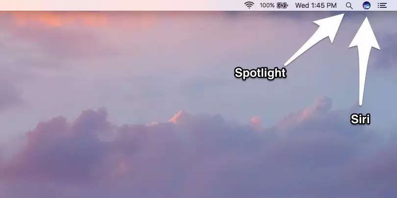 Por que manter en MacOS SIERRA ao mesmo tempo Spotlight e Siri?