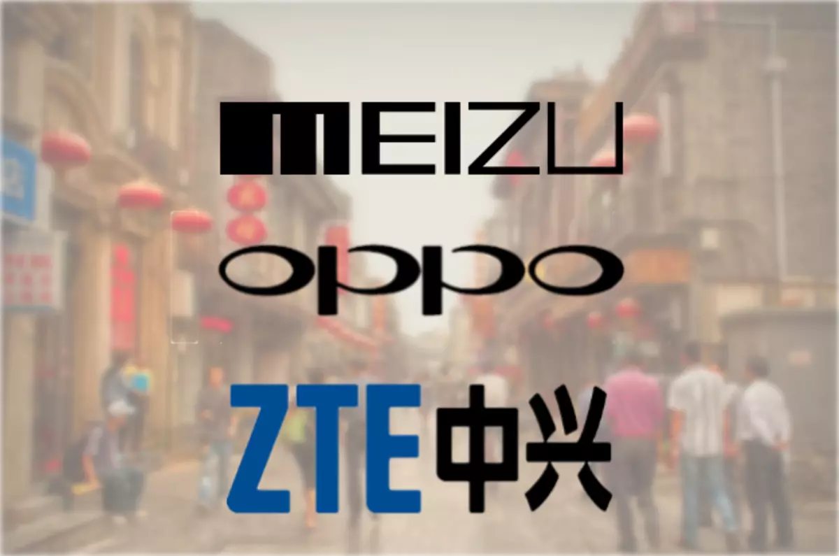 Čínsky smartphone Novinky: ZTE, OPPO, MEIZU