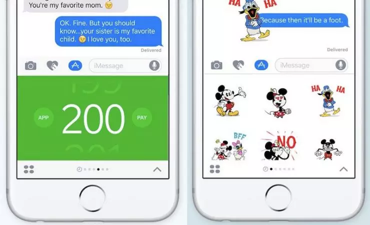 Apple huet 4 Set vu Sticker fir Imessage an iOS 10 erausbruecht