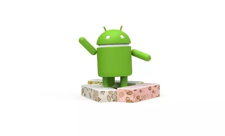 لوڈ، اتارنا Android Nougat.