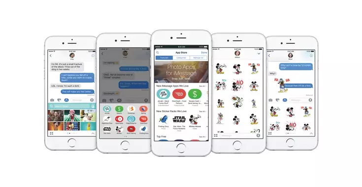 Stickers në iOS 10