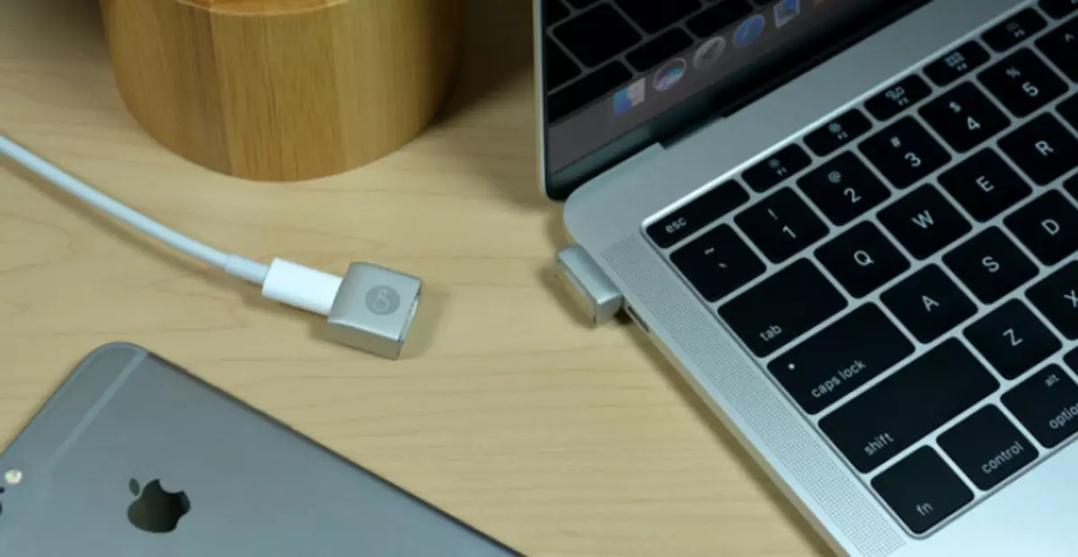 Magneo - Magnetic Adapter para sa MacBook Pro 2016 na may paghahatid ng data 36071_1