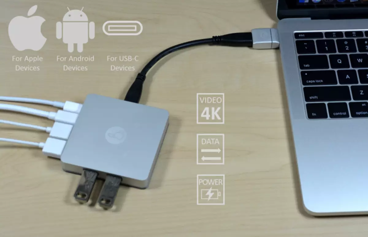 Magneo - Magnetic Adapter para sa MacBook Pro 2016 na may paghahatid ng data 36071_4