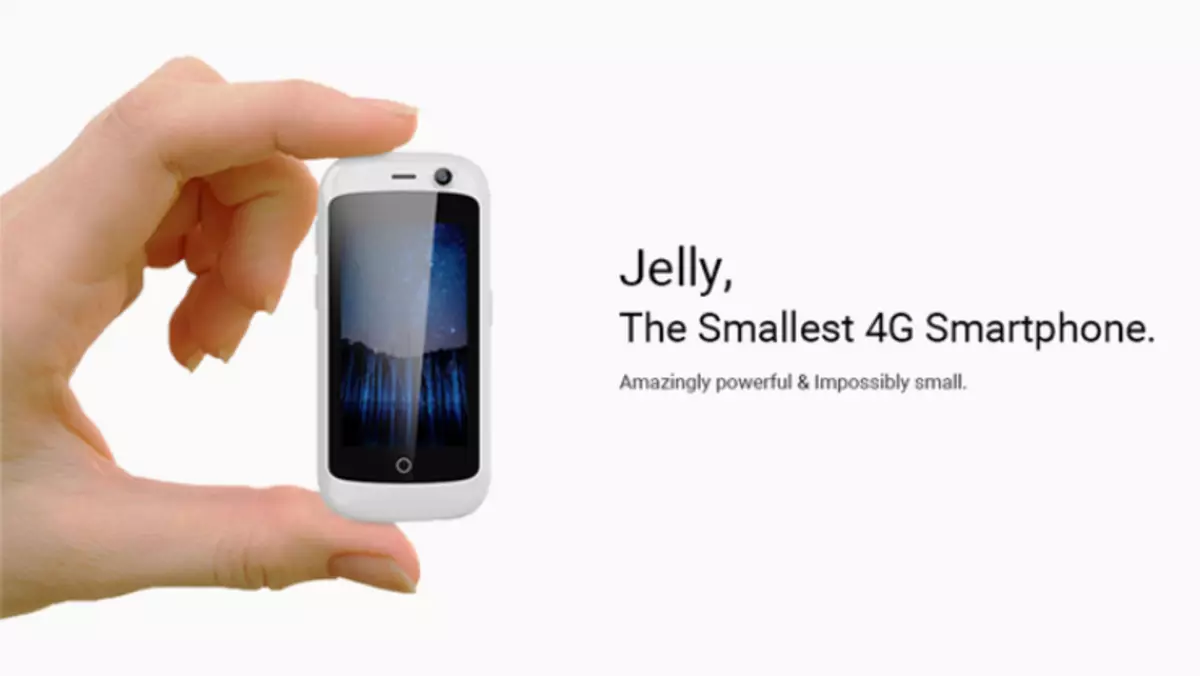 Jelly - de kleinste Android-smartphone met 4G-ondersteuning