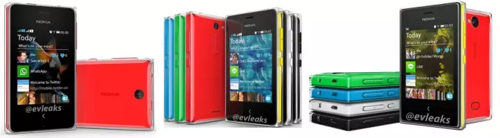 Nokia Asha 500, 502 och 503