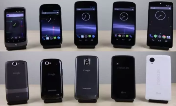 טלפונים חכמים של סדרת Nexus