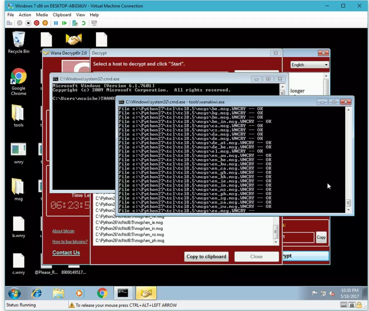 Decorator Wannacry อื่น - สำหรับ Windows XP, 7, 2003, Vista, Server 2008 และ 2008 R2 4475_2