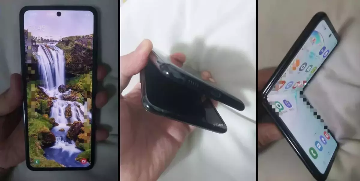 Samsung diam-diam menunjukkan smartphone lipat baru. Begitulah 4666_2